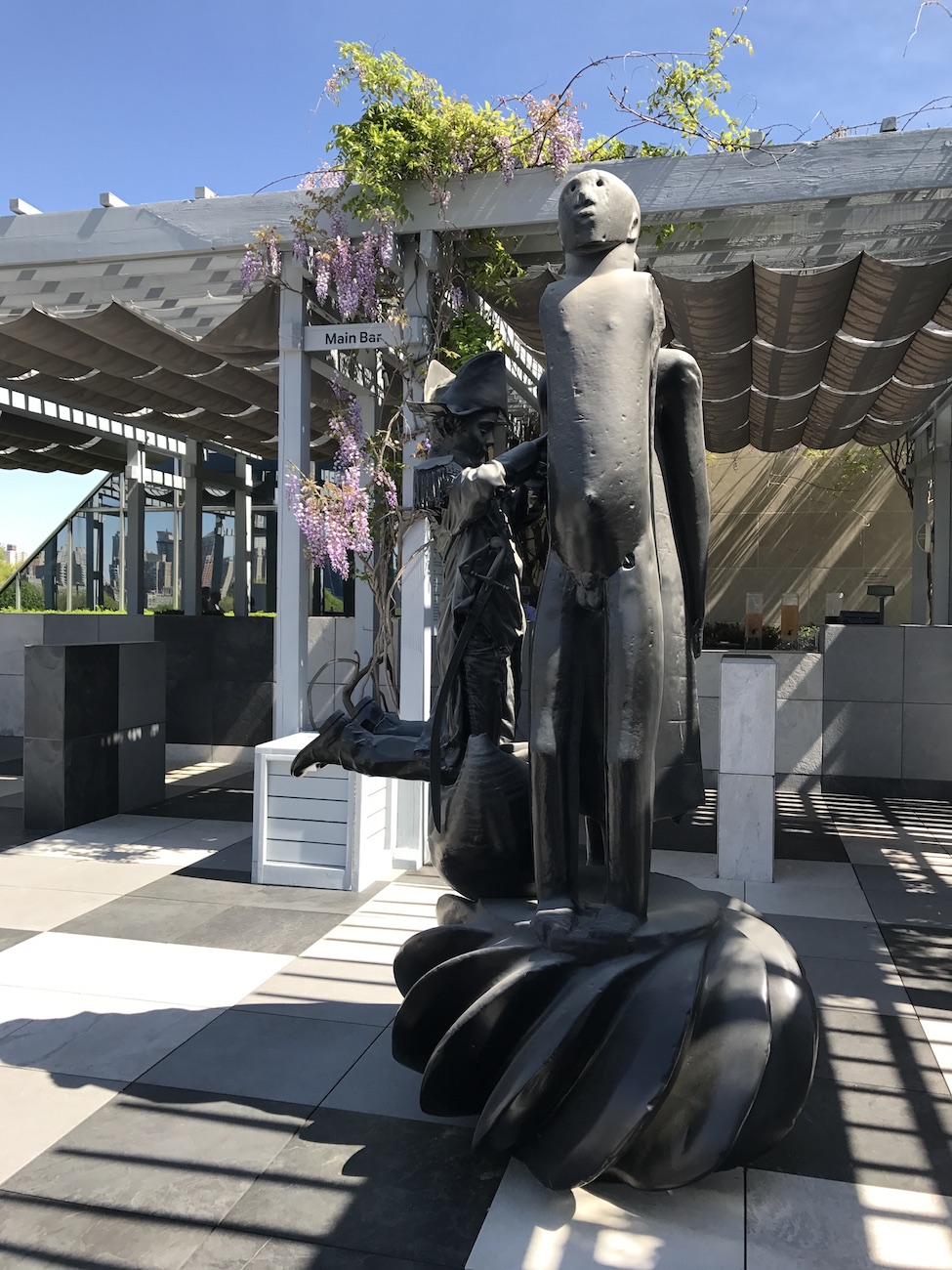 Adrián Villar Rojas on the roof of the MET | Sculpture Nature